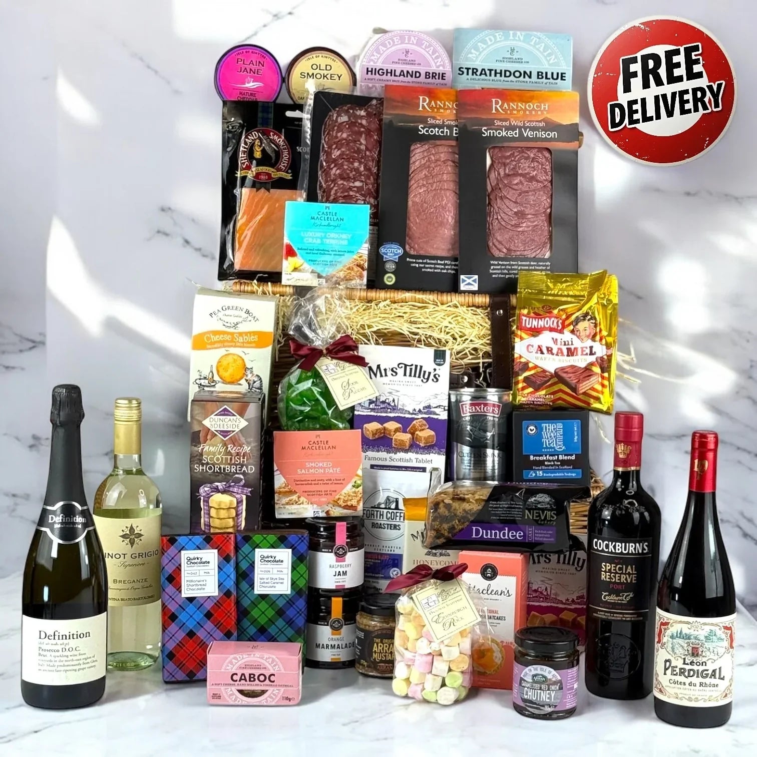 Grand Luxury Hampers | Scottish Food & Drink Gifts – Scottish Hampers