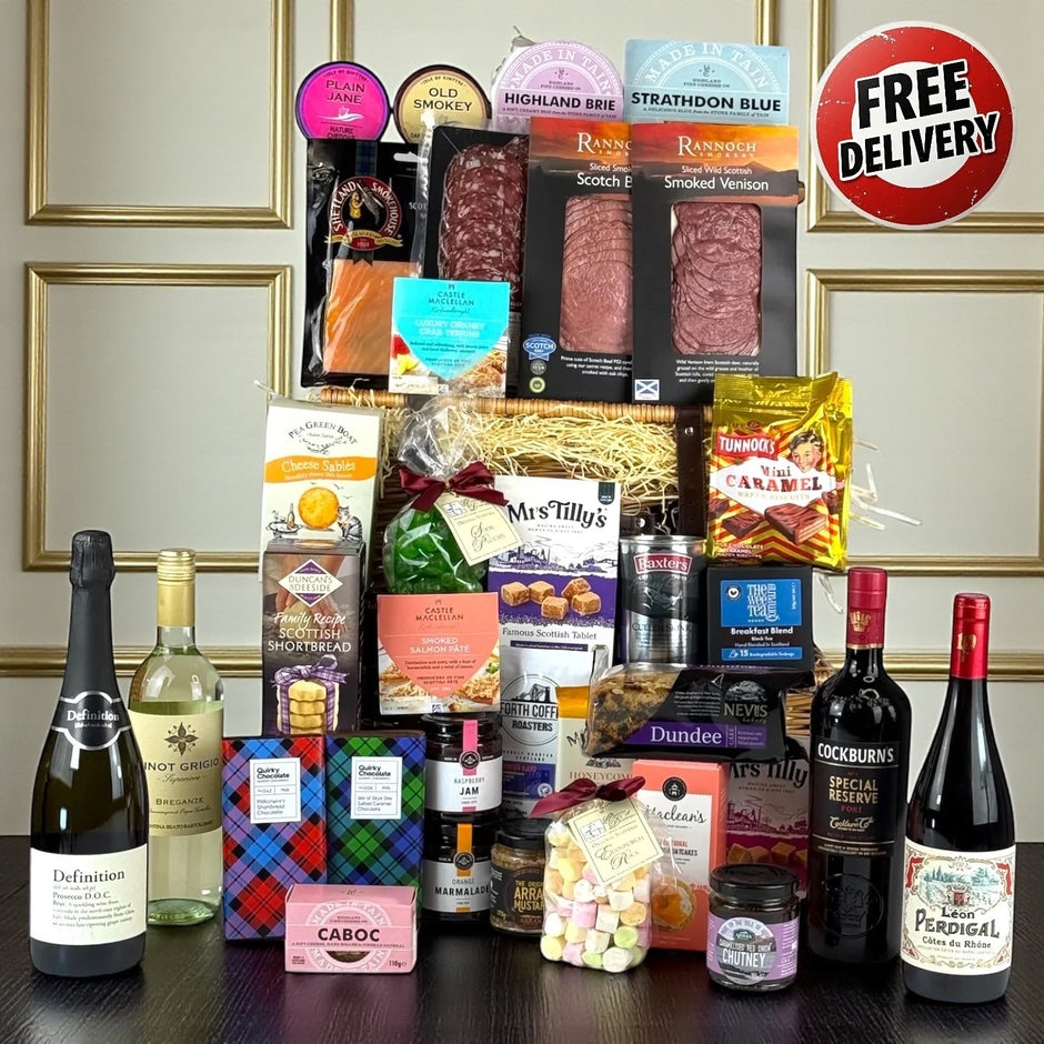 Grand Luxury Hampers | Scottish Food & Drink Gifts – Scottish Hampers